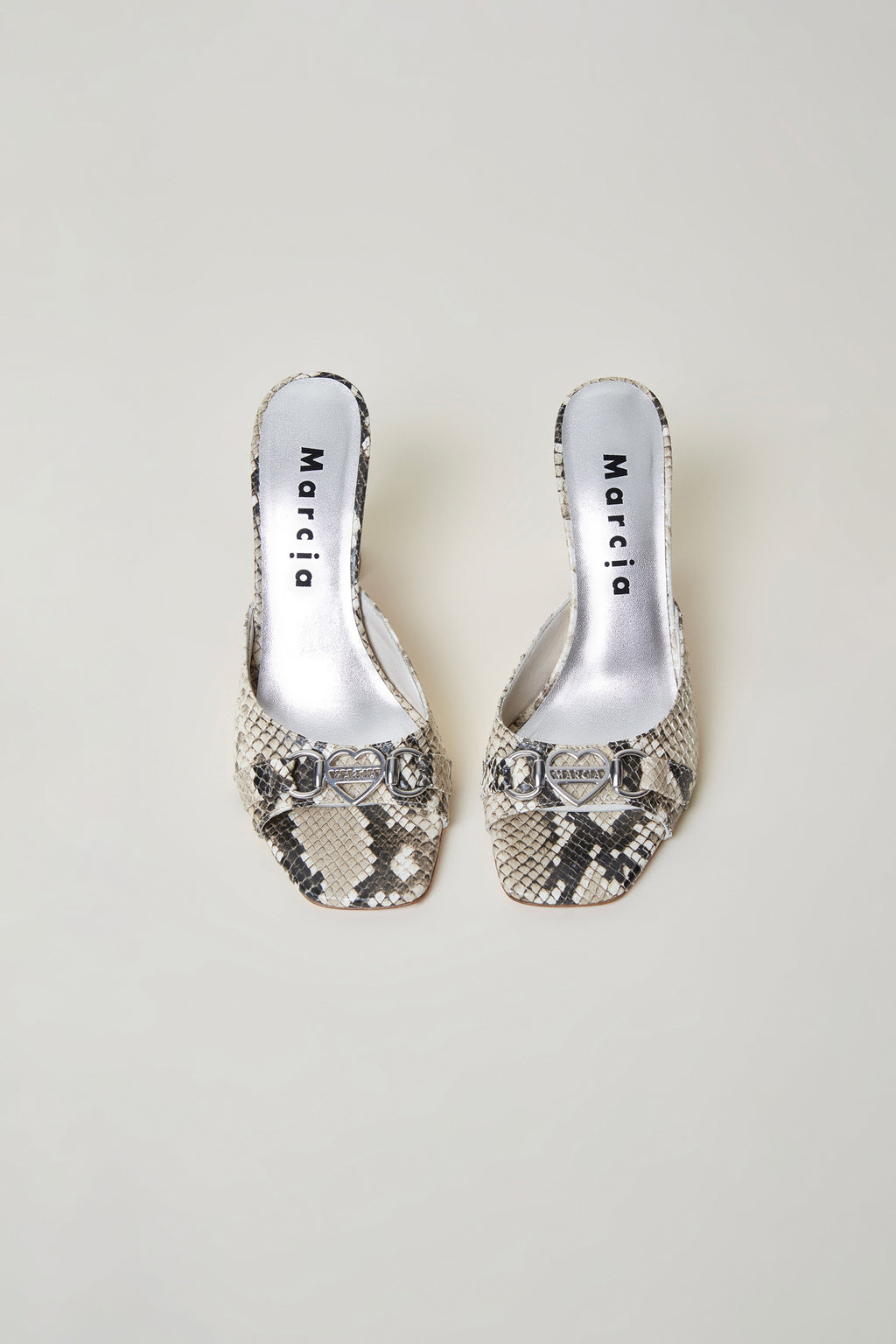 RITA MULE in python leather – Marcia Wear