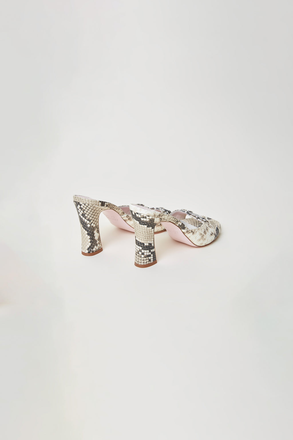 RITA MULE in python leather – Marcia Wear