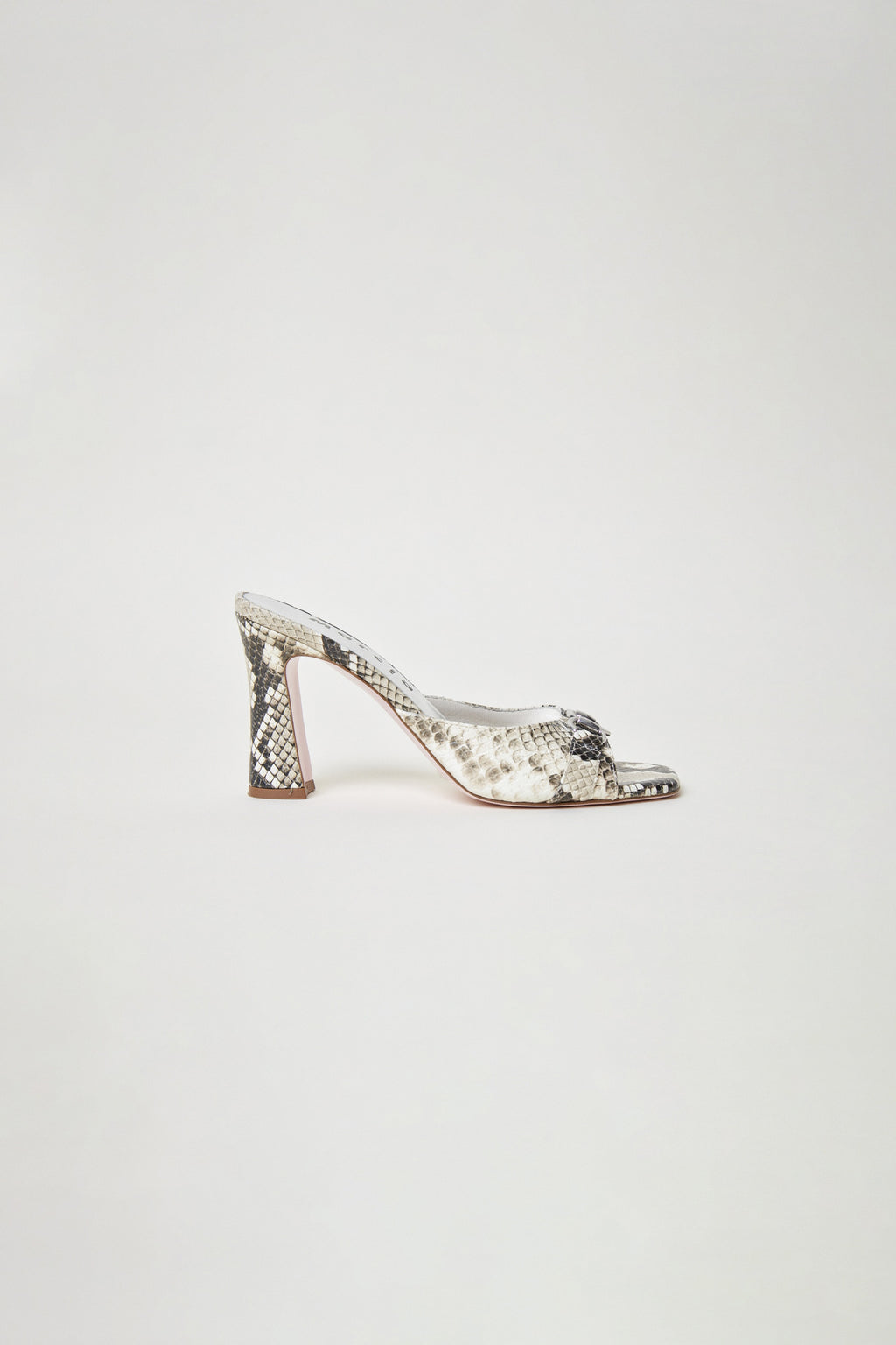 RITA MULE in python leather – Marcia Wear