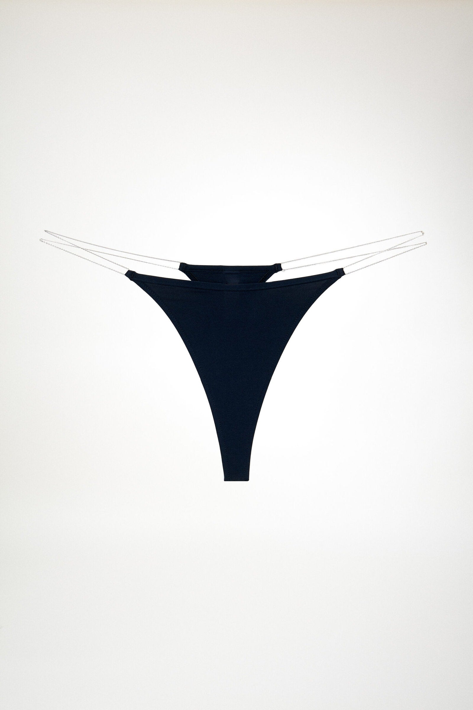 SILVER STRING CHAIN in black – Marcia Wear